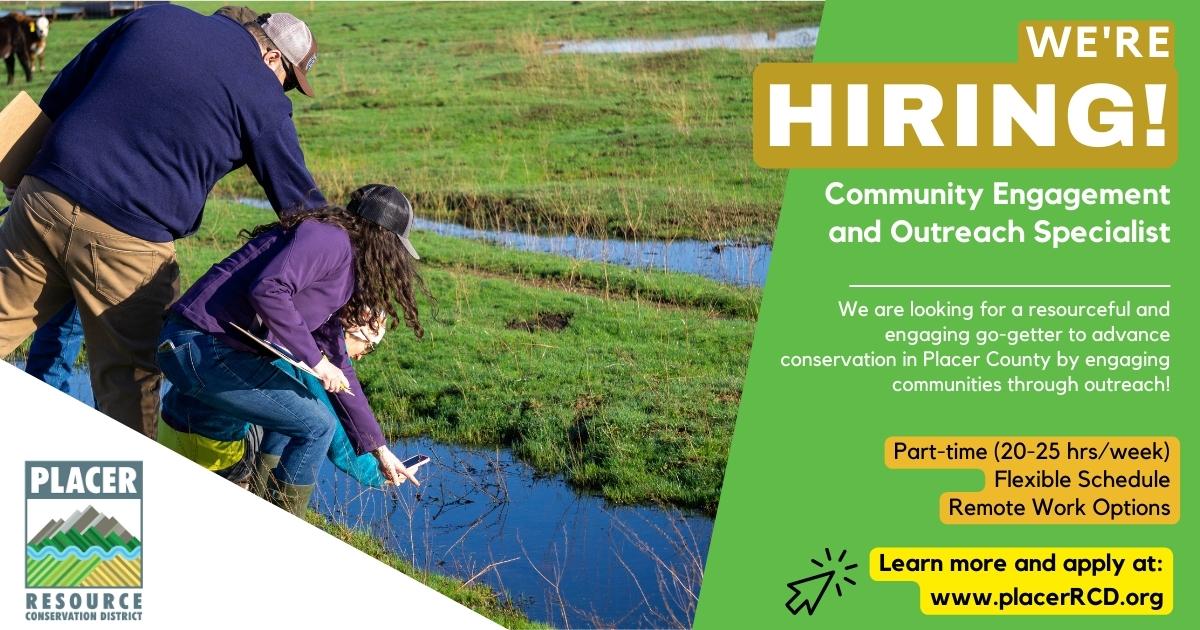 We’re Hiring for a Community Engagement and Outreach Specialist ...